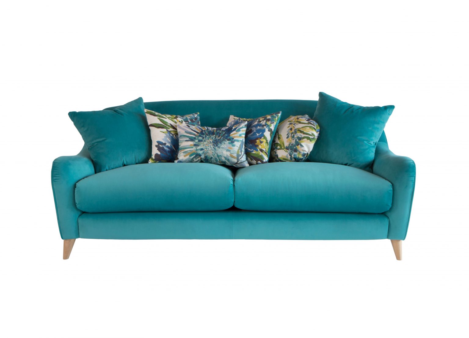 Lucy Large Sofa 212cm //Grade C - Velvet | Willoby's Furniture Co