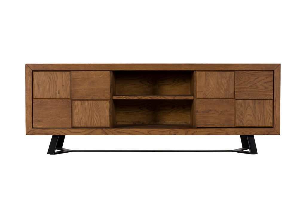 Oslo Oak Low Wide TV Unit | Willoby's Furniture Co